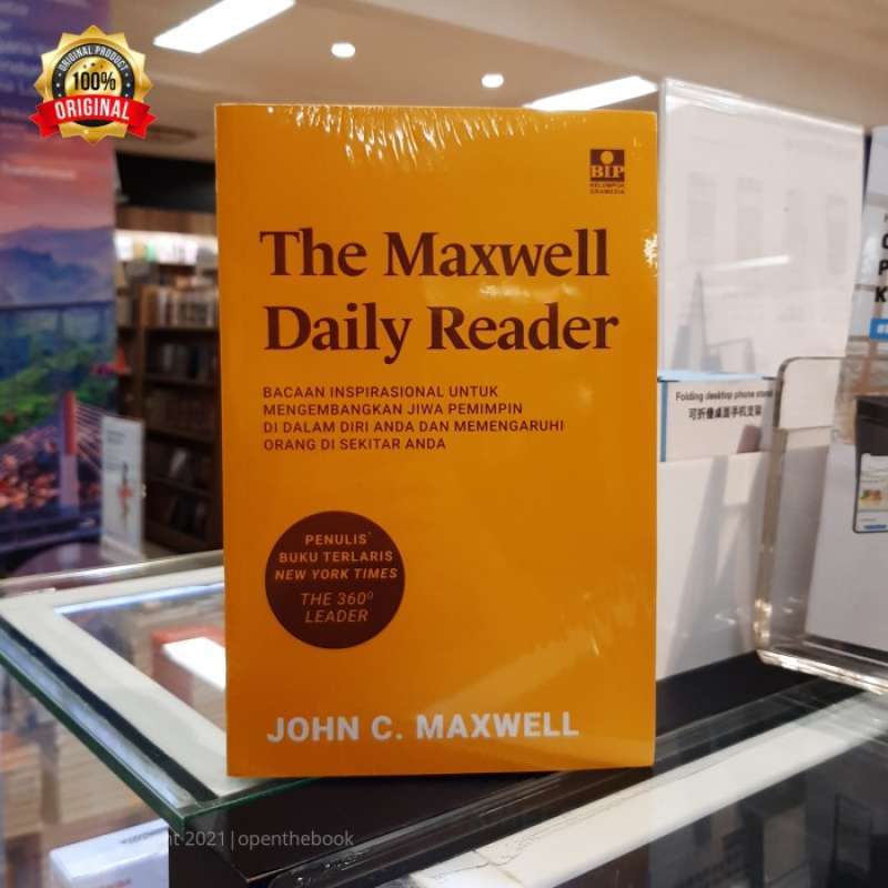 Promo The Maxwell Daily Reader - John C. Maxwell Diskon 26% di Seller ...