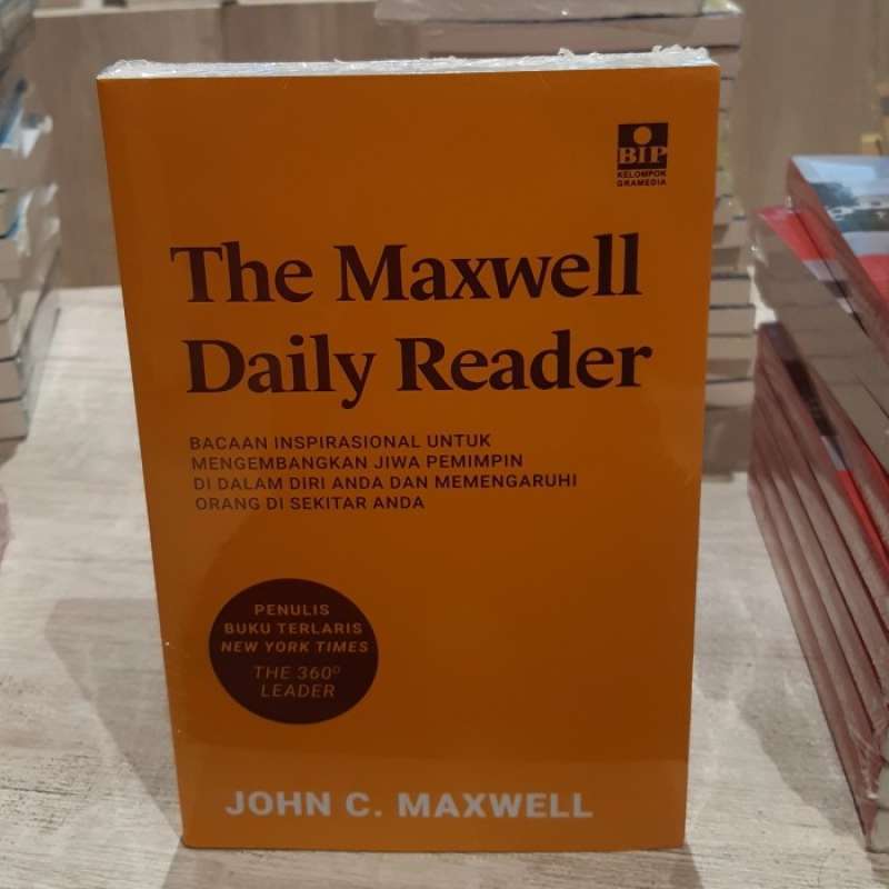 Promo Buku Leadership The Maxwell Daily Reader John C Maxwell Diskon 26 ...