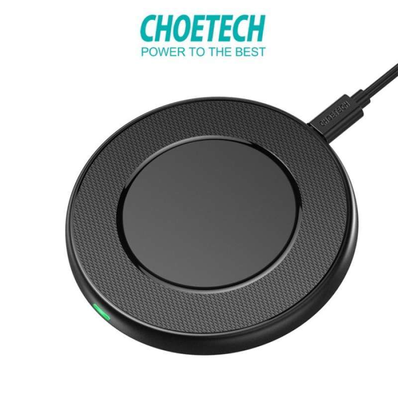 Promo Choetech T527-F Wireless Charging Pad 15W Fast With Adapter ...