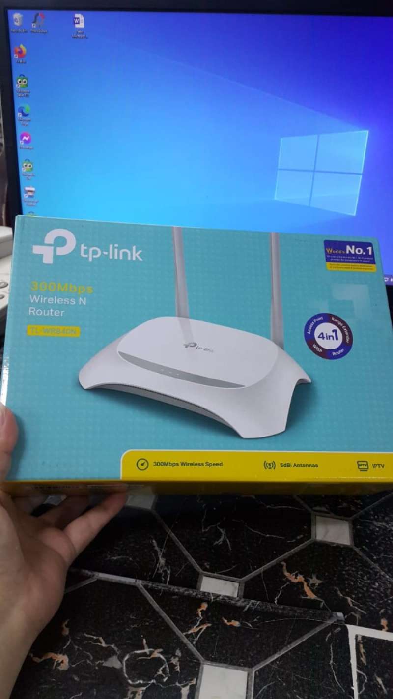 Promo TP-LINK TL WR840N 300Mbps Wireless N Router Diskon 30% di Seller ...