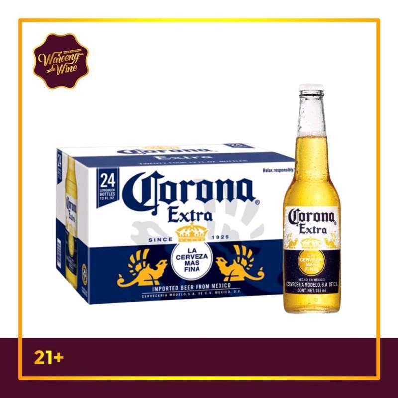 Jual Beer Corona Extra Bir Bottle 355ml Di Seller Waroeng Wine - Curug ...