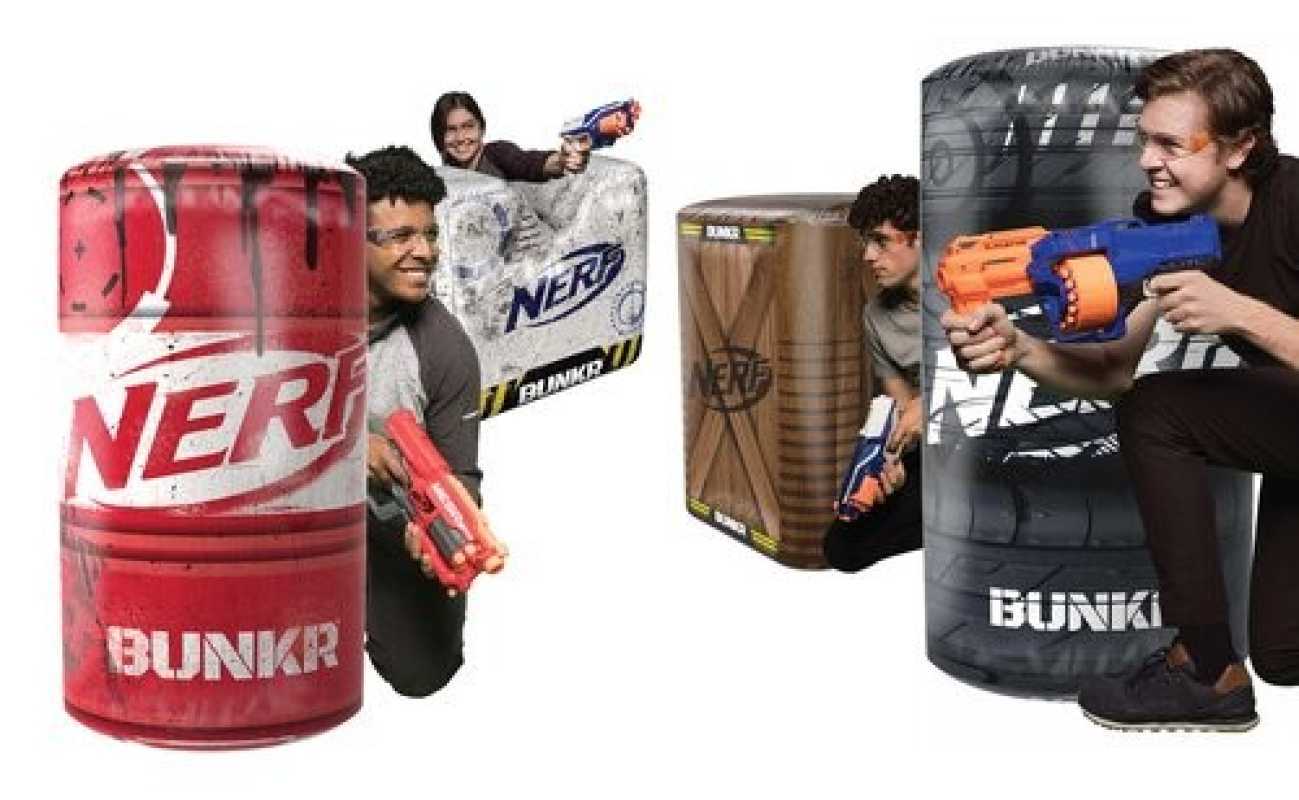 Promo Nerf Bunkr Competition Pack Isi 4 Inflatable Barrier Bunker Balon ...