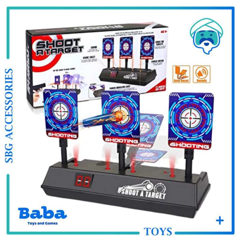Promo Papan Target Otomatis Nerf / Automatic Shooting Target Nerf ...
