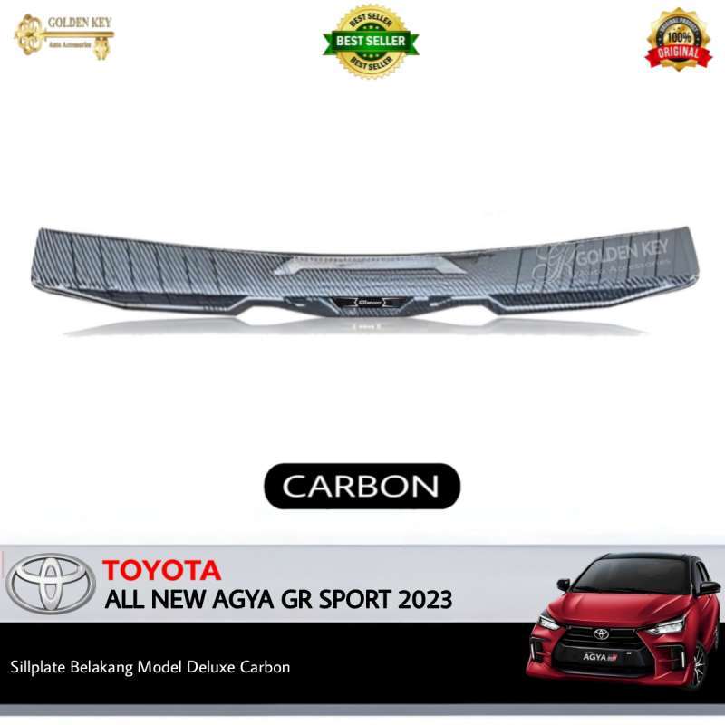 Jual Sillplate Belakang All New Agya GR Sport 2023 Rear Scuff Plate ...