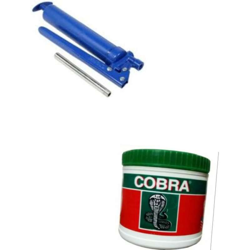 Jual PAKET GREASE GUN MINI TORA 100 CC DAN COBRA GREASE GEMUK 500 GRAM ...