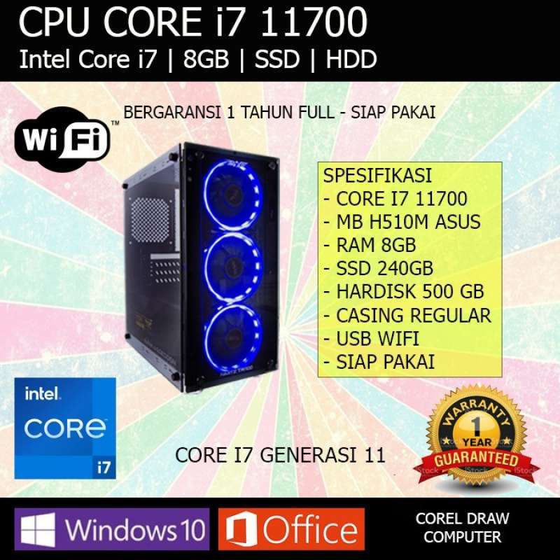 Promo Cpu Komputer Core I7 11700 Gen 11 Diskon 23% Di Seller Gigaba ...