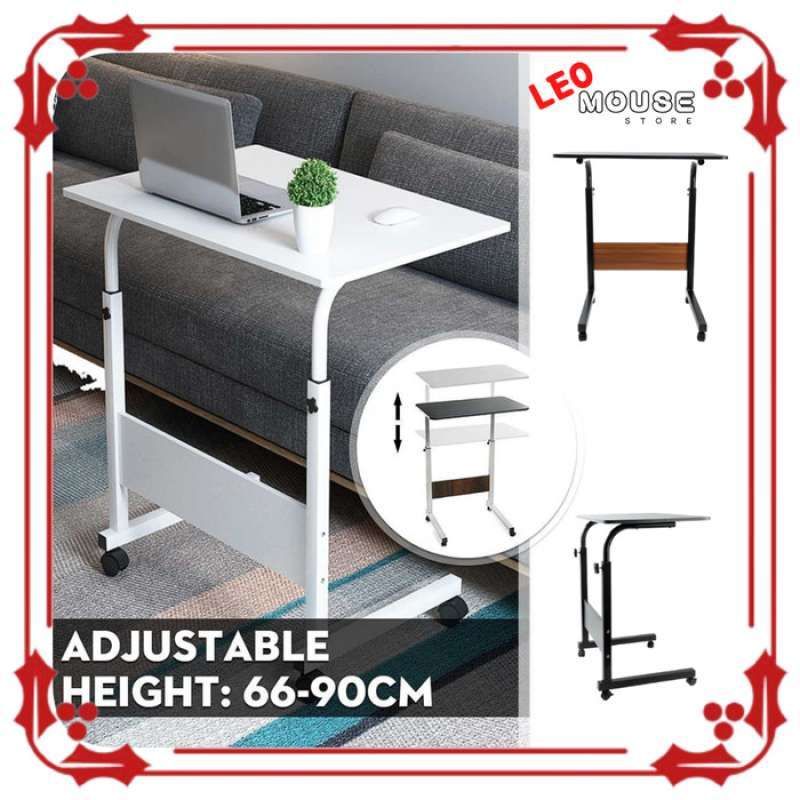 Promo Meja Kerja Laptop Roda Lipat Standing Desk Adjustable Portable ...