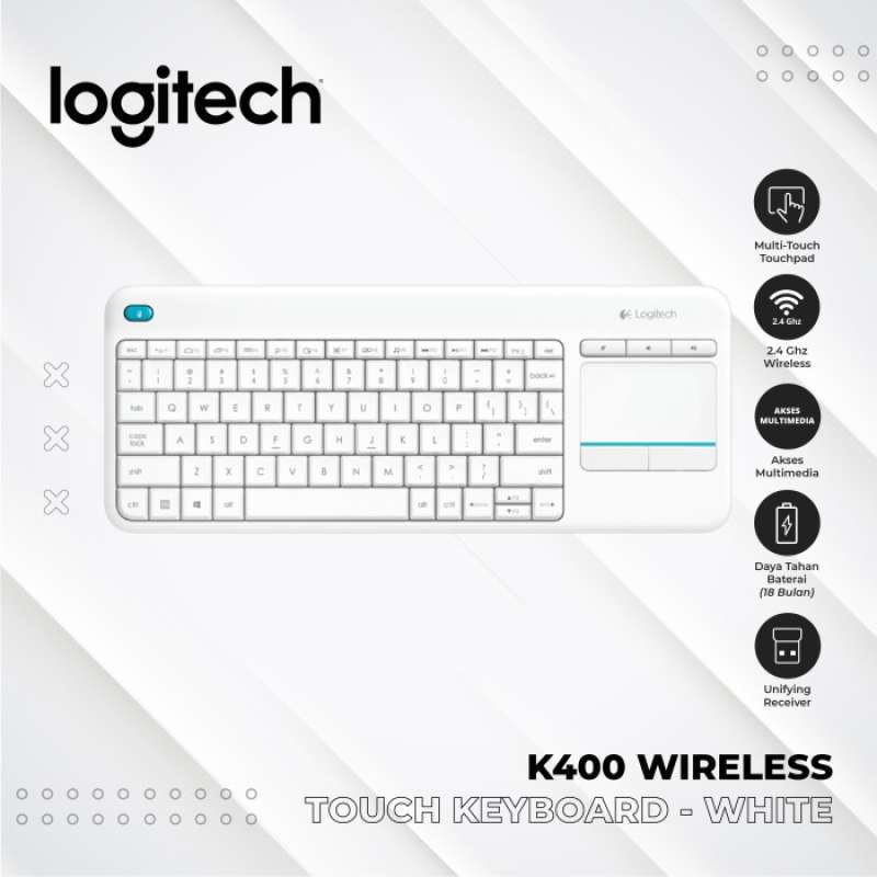 Promo Logitech Wireless Keyboard K400 / K 400 Plus Diskon 3% Di Seller ...