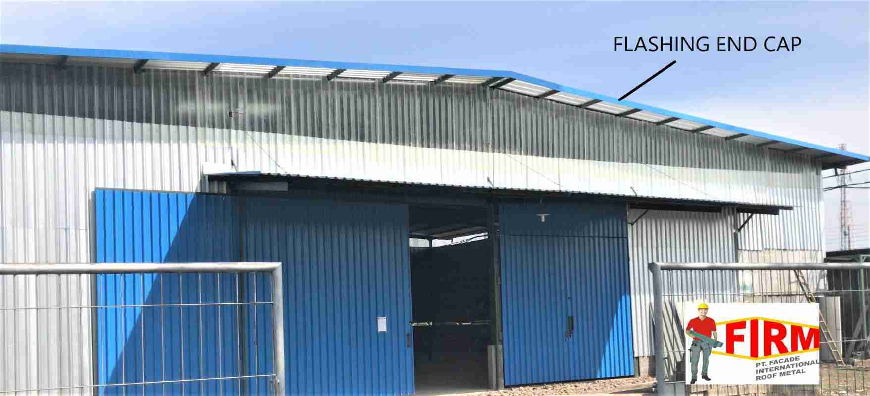 Jual Flashing End Cap Zincalume Color / Non Color Type 400 - 0.30mm ...