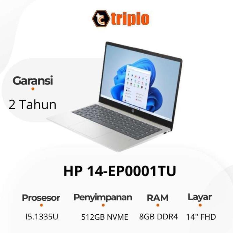 Jual Laptop Nb Hp 14-ep0001tu I5.1335u 8gb 512gb 14fhd Win11 Ohs Di ...