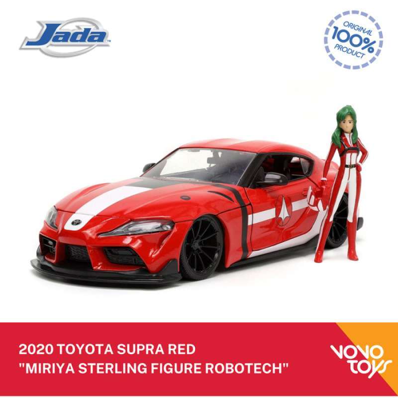 Promo Jada Toys 1/24 2020 Toyota Supra Red Robotech Miriya Sterling ...