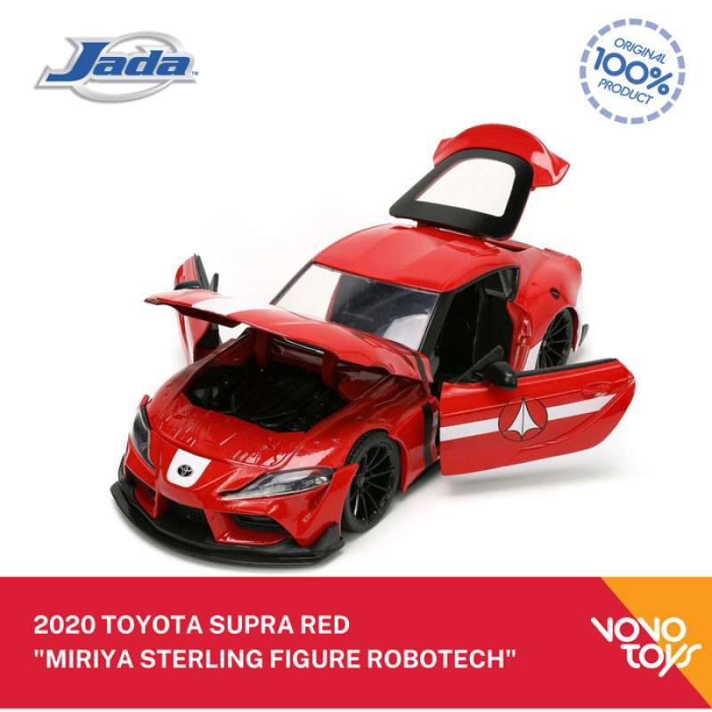 Promo Jada Toys 1/24 2020 Toyota Supra Red Robotech Miriya Sterling ...