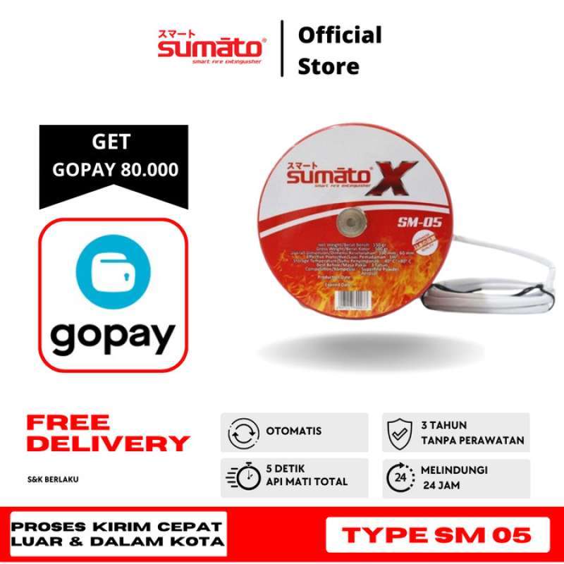 Promo APAR - Alat Pemadam Api Ringan Merk Sumato Type SM-05 Diskon 23% ...