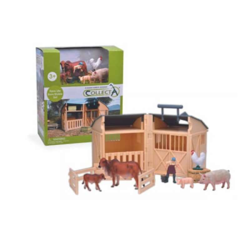 Jual Collecta Figure Farm Life Barn Playset di Seller Toys Island Store ...