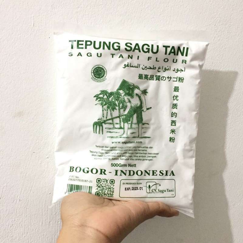 Jual Sagu Tani Tepung 500g / 500 gram Sago Flour Kualitas Pilihan ...