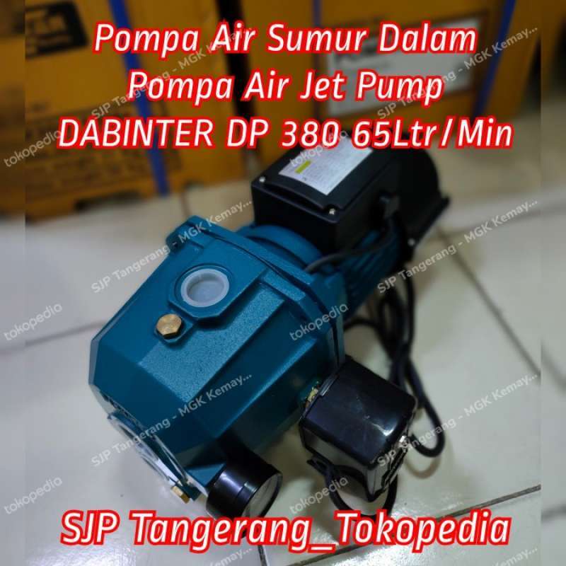 Promo Pompa Air Sumur Dalam Pompa Jet Pump Merk DABINTER DP-380 Diskon ...