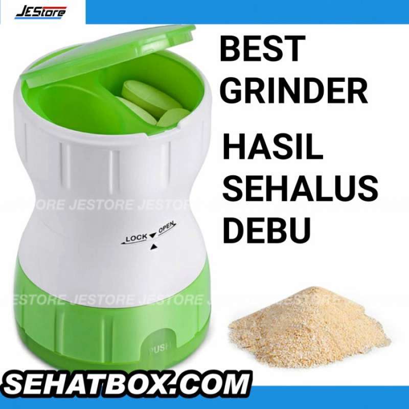 Jual Grinder 2In1 (Sehalus Debu) Alat Gerus Giling Obat Kotak Obat ...