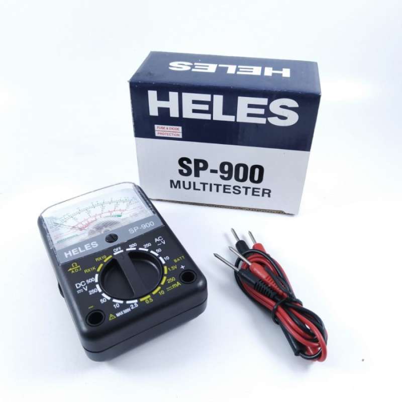 Promo Heles Sp900 Analog Multimeter Sp 900 Multi Meter Tester - Pakai ...