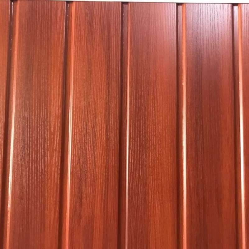 Promo Shunda Plafon Pvc Motif Serat Kayu Merah Pl 3077-4 Diskon 23% Di ...