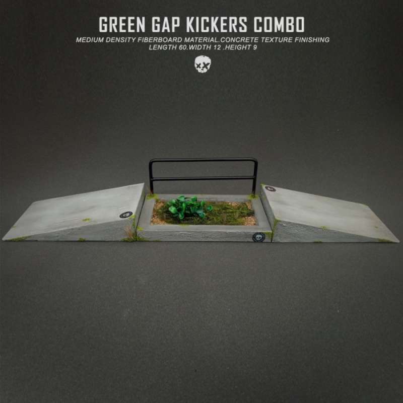 Promo obstacle fingerboard green gap kicker combo Diskon 33% di Seller ...