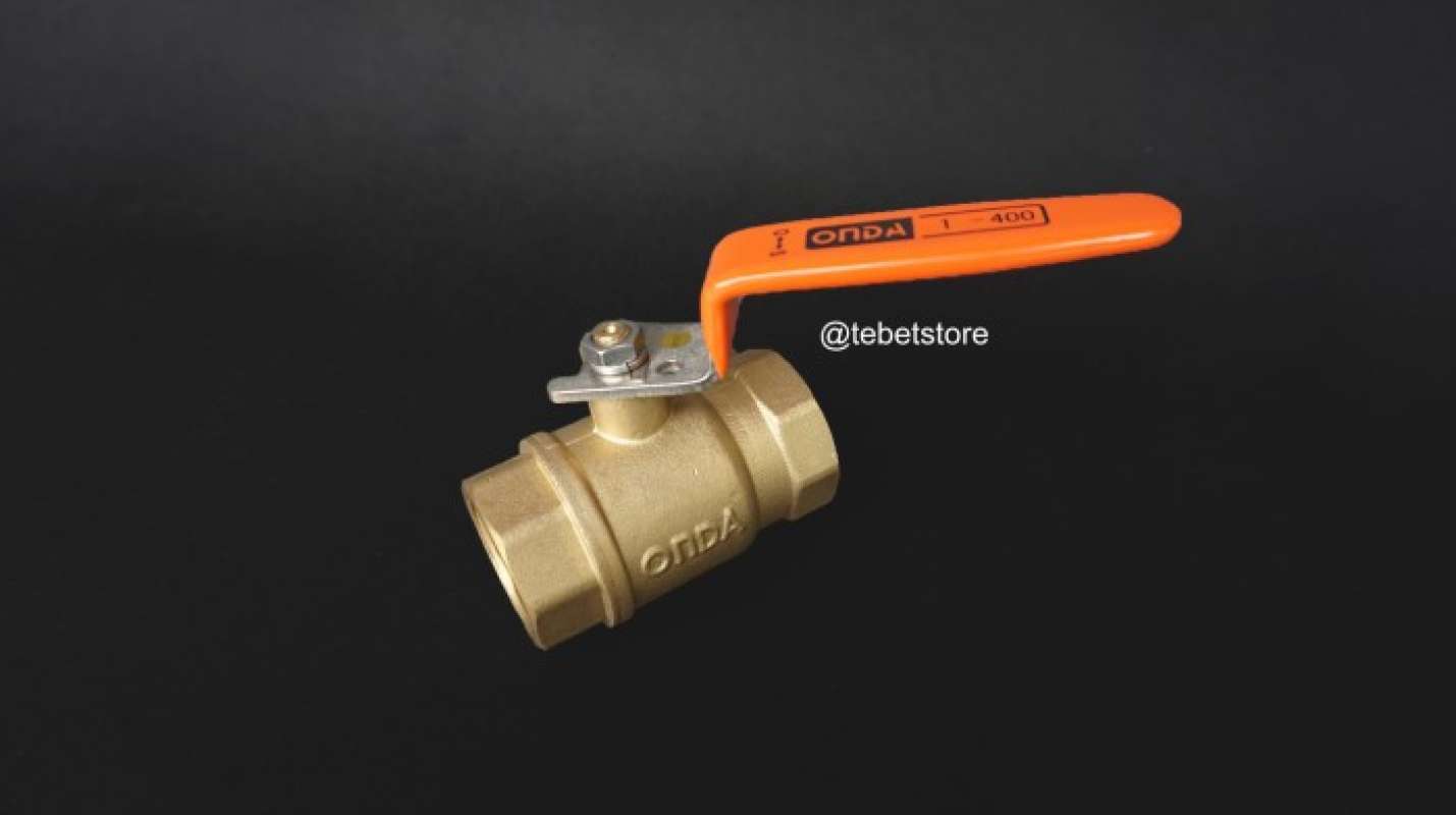 Promo STOP KRAN / BALL VALVE KUNINGAN MERK ONDA UKURAN 1 INCH Diskon 23 ...