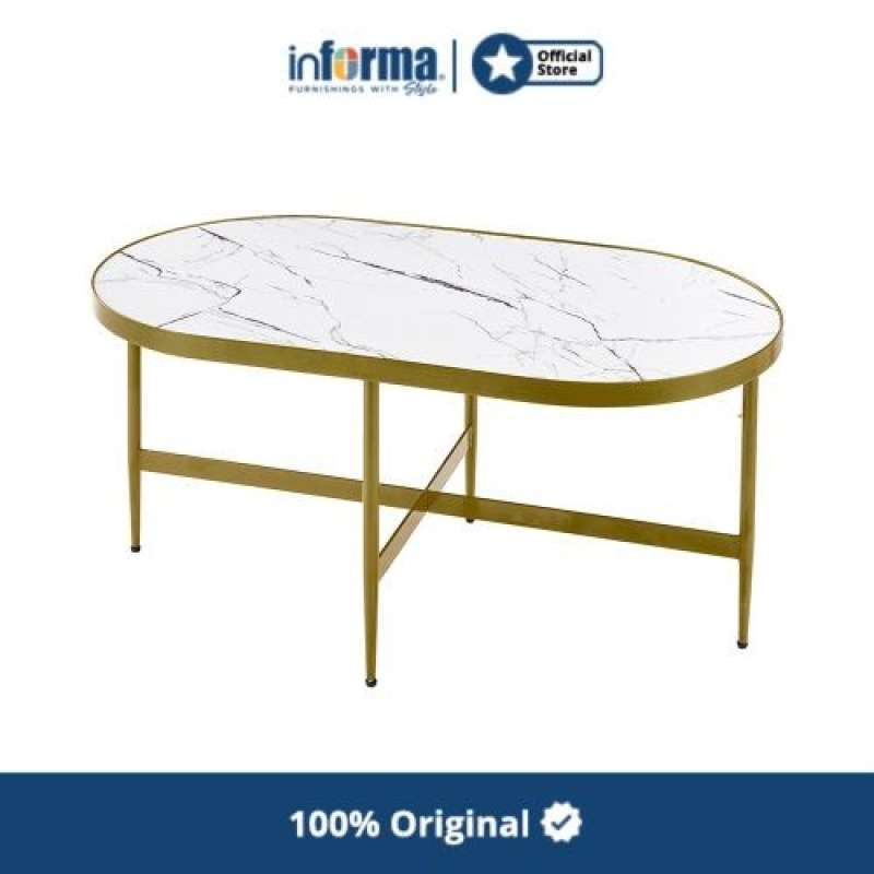 Jual Informa Maria Meja Tamu - Putih/gold Di Seller Sasptr - Tegal Alur ...