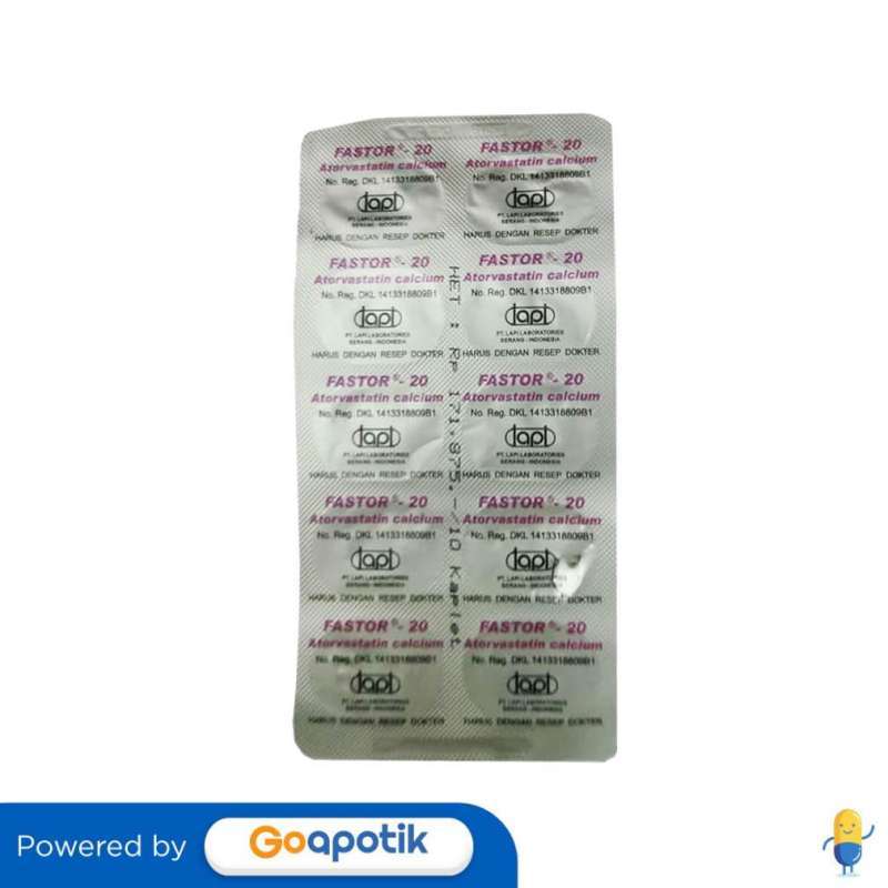 Jual Fastor 20 Mg Strip 10 Kaplet Di Seller Apotek Griya Cinere - Limo ...
