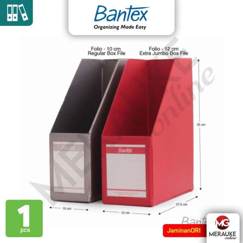 Jual Bantex Box File / Magazine File Extra Jumbo Folio 12cm #4021-01 ...