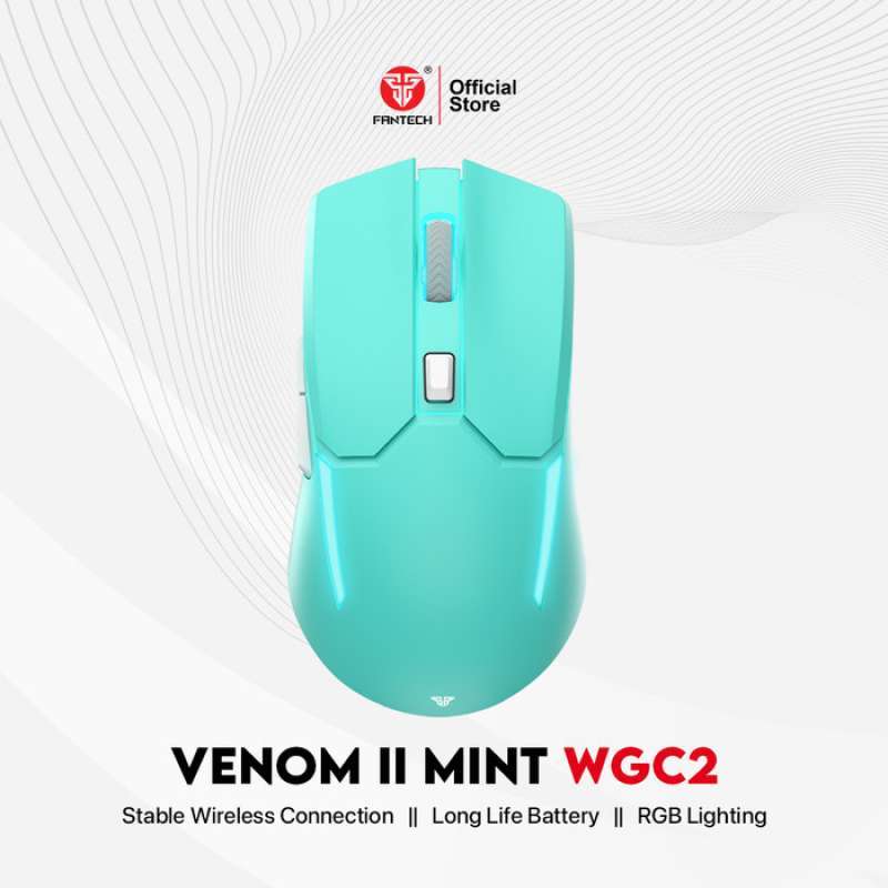 Jual Fantech MINT EDITION Venom II WGC2 Wireless Mouse Gaming di Seller ...