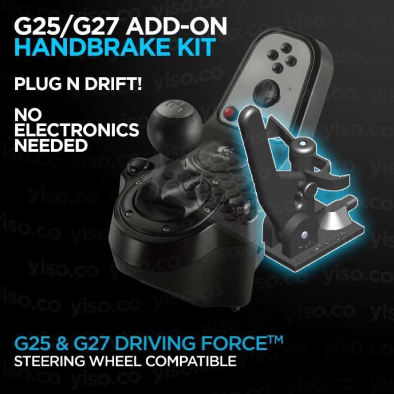 Jual Logitech G25 G27 Handbrake Kit steering wheel add on mod DIY di ...