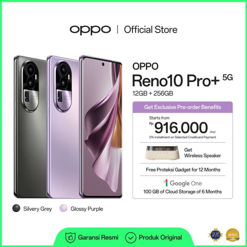 Jual Oppo Reno 10 Pro Plus 5g (garansi Resmi) Di Seller Oppo Brand ...