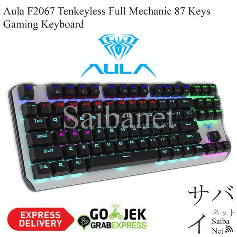 Promo Aula F2067 Tenkeyless Full Mechanic 87 Keys Gaming Keyboard Diskon 23% di Seller Farere ...