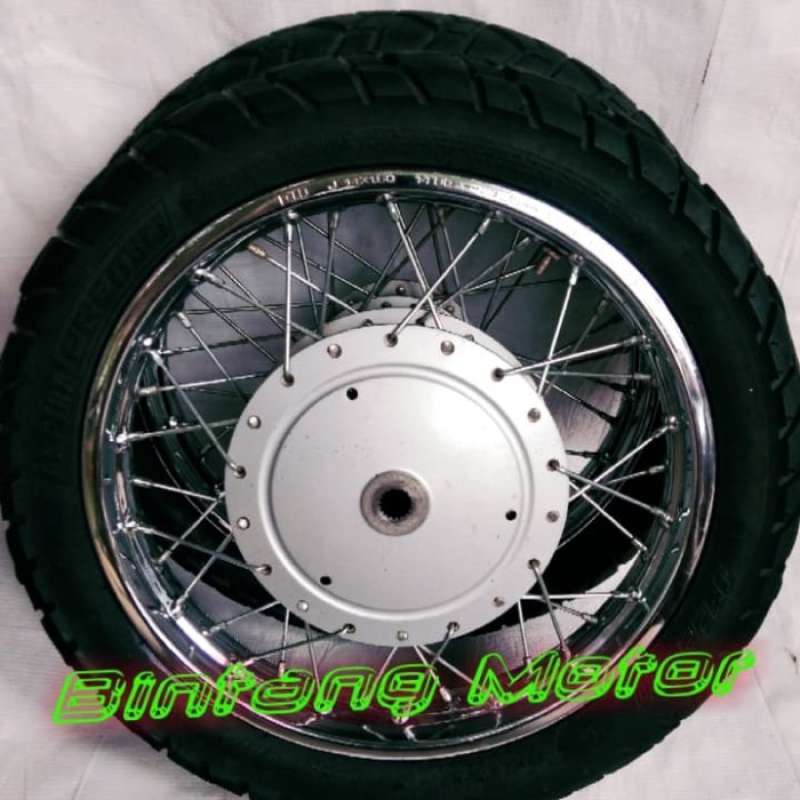 Promo VELG MOTOR MATIC METIK JARI JARI RING 14 SATU PASANG DAN BAN ...