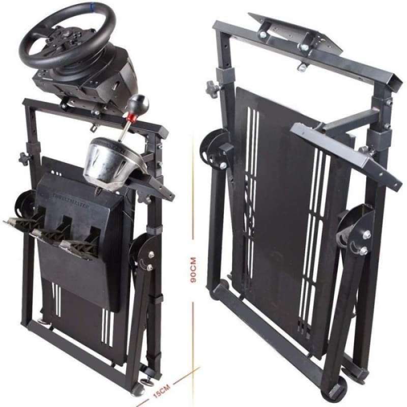 Jual Racing Simulator Steering Wheel X-Stand Cockpit Kokpit Folding ...