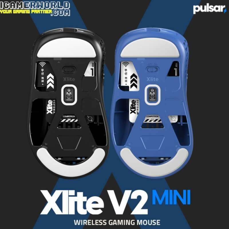 Promo Pulsar Xlite V2 Mini PAW3370 55g Ergonomic Wireless Gaming Mouse ...