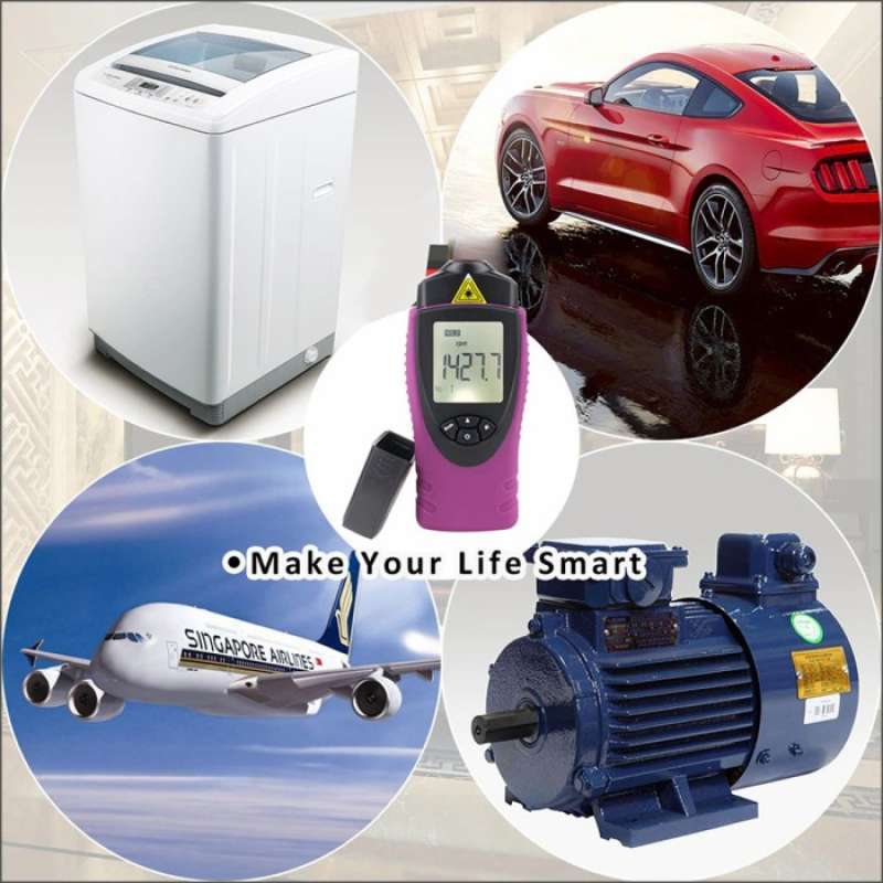Promo Alat Pengukur Digital Rpm Rps Meter (Rotasi) Laser Infrared U ...