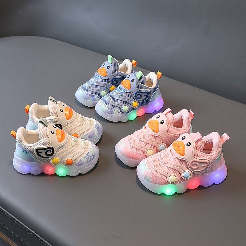 Promo CALILOOPS sepatu sneakers anak model bebek lucu led 100% import ...