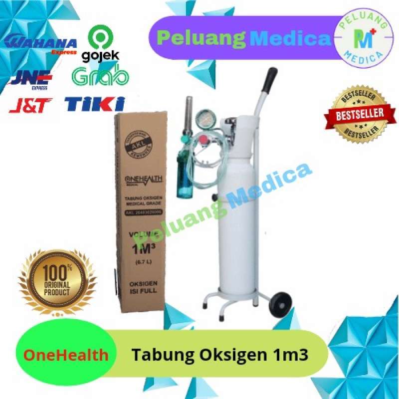 Promo Tabung Oksigen 1 M3 Set Lengkap One Health/ Siap Pakai Diskon 17% ...