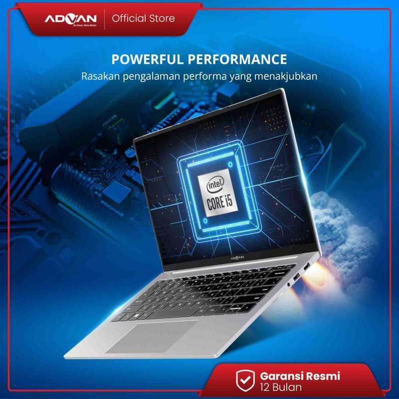 Jual Advan Notebook Laptop Workpro Intel I5 14'' Fhd Ips 8gb 256gb Win ...