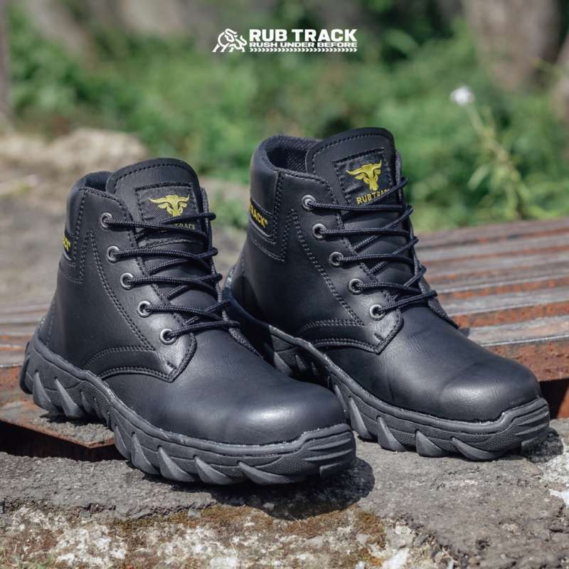 Jual SEPATU SAFETY PRIA UJUNG BESI RUBTRACK RUBICON PERON SAFETY BOOT ...
