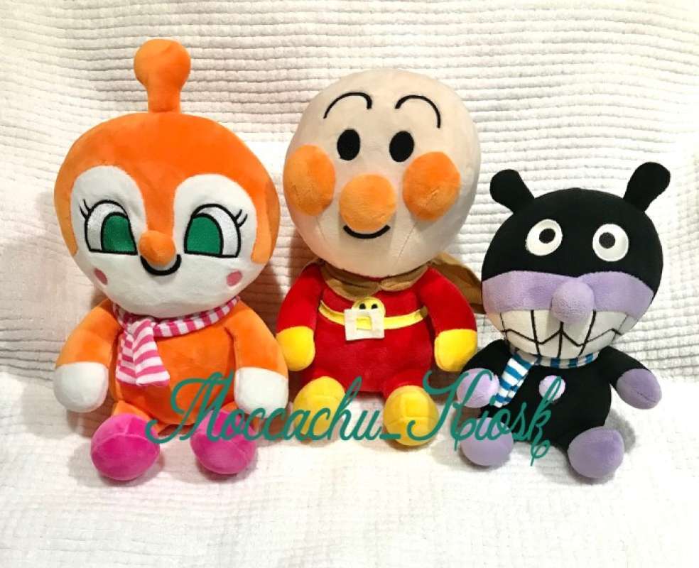 Promo Boneka Anpanman , Baikinman, Dokin-chan / Anpanman and friends ...