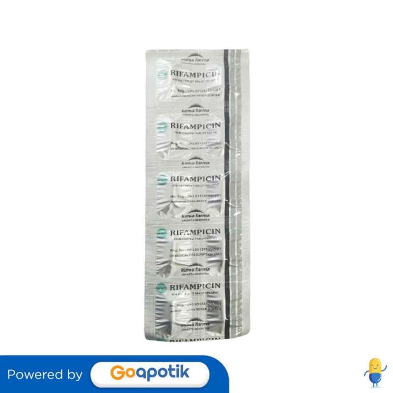 Jual RIFAMPICIN KIMIA FARMA 600 MG STRIP 10 KAPLET di Seller Apotek ...