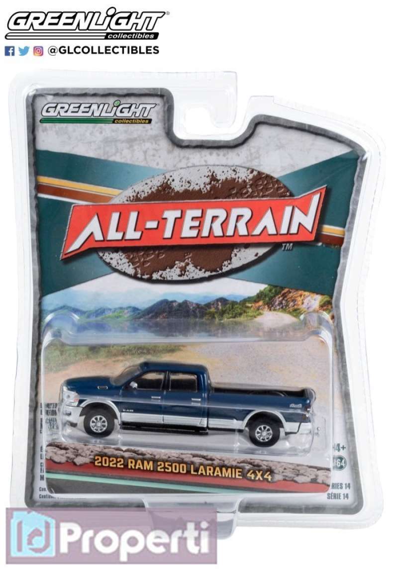 Promo Miniatur RAM 2500 Laramie 4x4 2022 All Terrain 14 Greenlight Diecast Diskon 23% di Seller ...