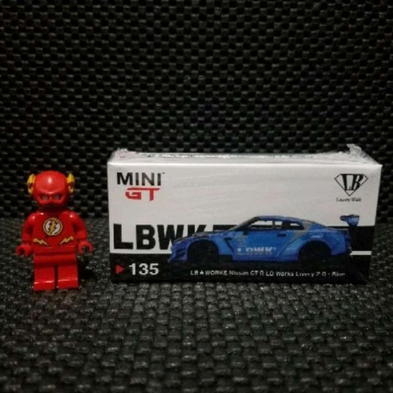 Jual Mini GT MiniGT LB Works Nissan GTR R35 Livery 2.0 Blue LBWK 135 di ...