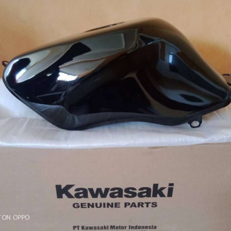 Promo Tengki Tangki Bensin Ninja Rr Hitam Polos Original Diskon 23% Di ...