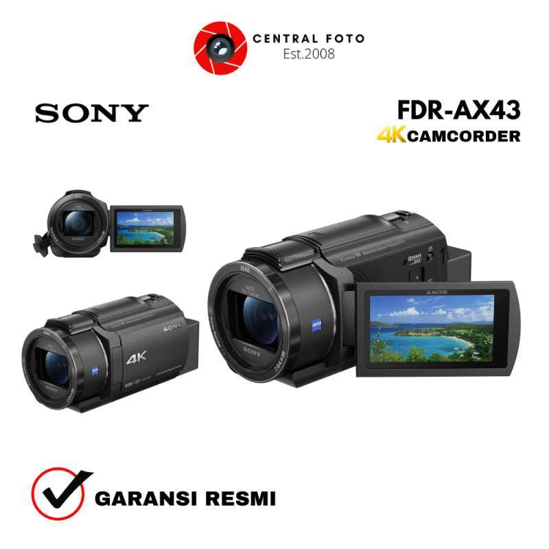 Promo Sony Fdr Ax43 / Sony Ax43 Uhd 4k Sony Handycam Camcorder Garansi ...