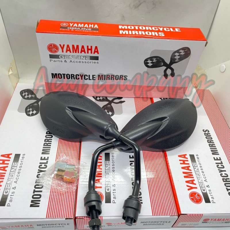 Promo Spion Zx125 125z Original Yamaha Logo Black Diskon 23% Di Seller ...