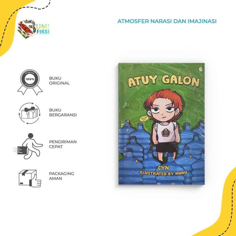 Jual Buku Komik - Atuy Galon - Novel By Cyn - Penerbit Bukune di Seller ...