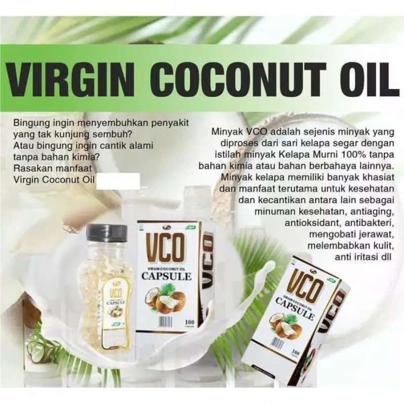 Promo Virgin Coconut Oil Kapsul / Vco Capsule 100kpsl Syifa Herbal ...