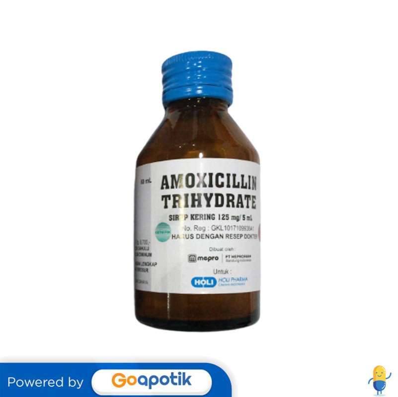 Jual Amoxicillin Holi 125 Mg/5 Ml Dry Syrup 60 Ml Di Seller Apotek ...